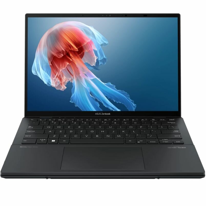 14" Ноутбук Asus ZenBook Duo 14 2024 UX8406M-QL344X (QL344X) серый - 1920x1200, OLED, Intel Core Ultra 9 185H, ядра: 16 x 2,3 ГГц, 32 ГБ, SSD 1024 ГБ, Intel Arc Graphics, Windows 11 Home