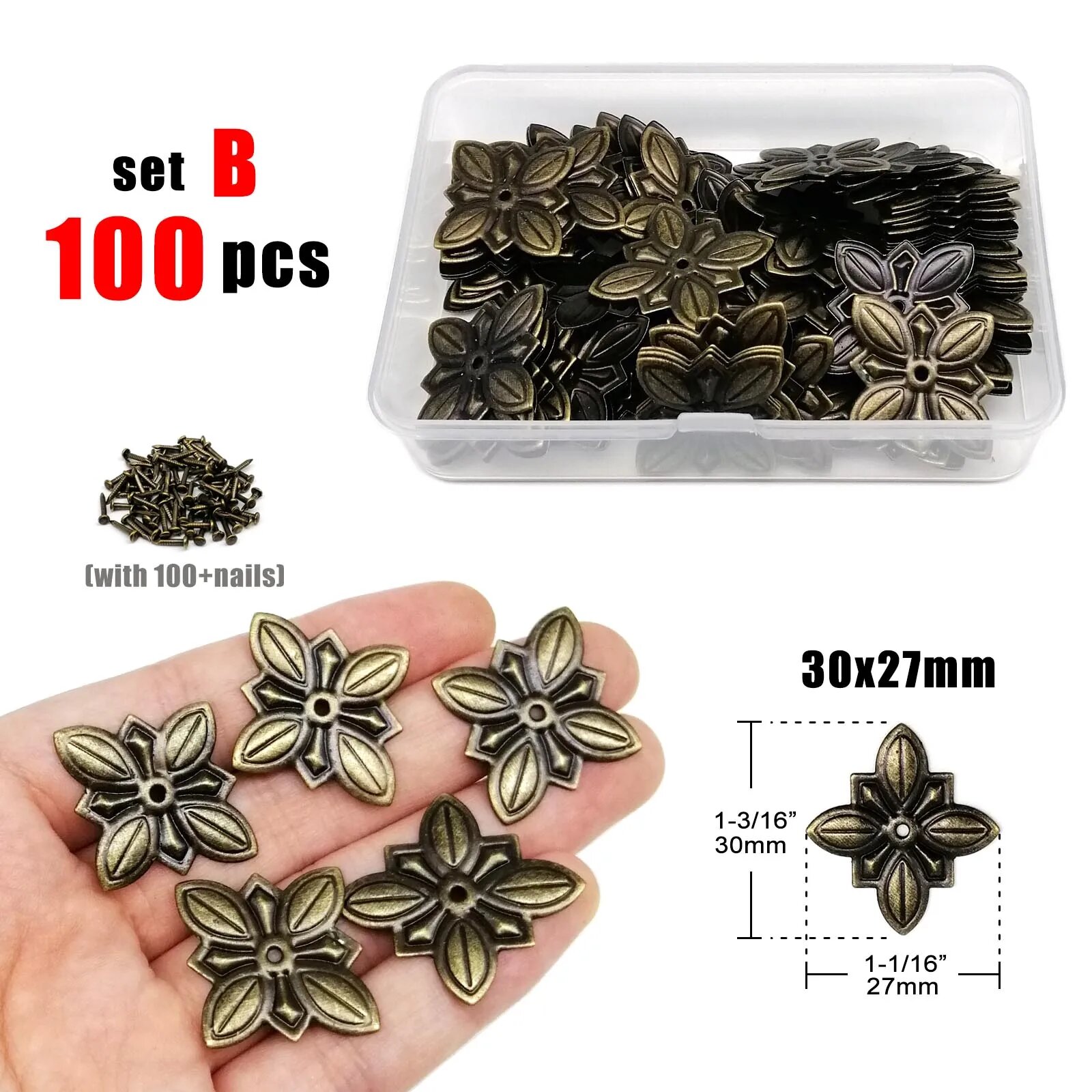 Шайбы и гвозди Michastu B 30x27mm 100pcs