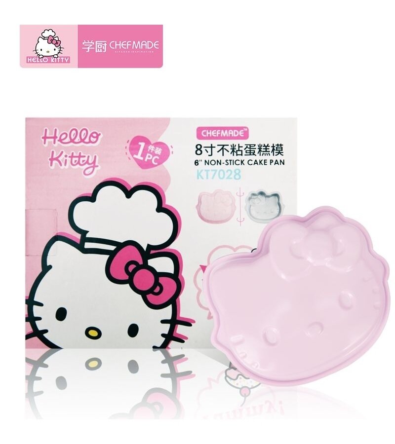 Форма для торта HelloKitty из углеродистой стали 6 、8 дюймов / Форма для желейного пудинга