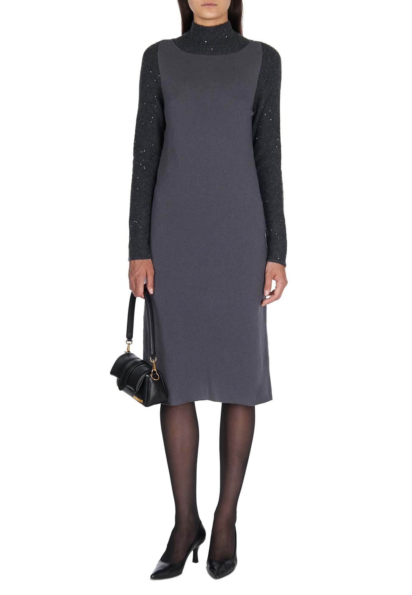 Платье FABIANA FILIPPI Весна-лето 2027, размер 44, серый — фото 1