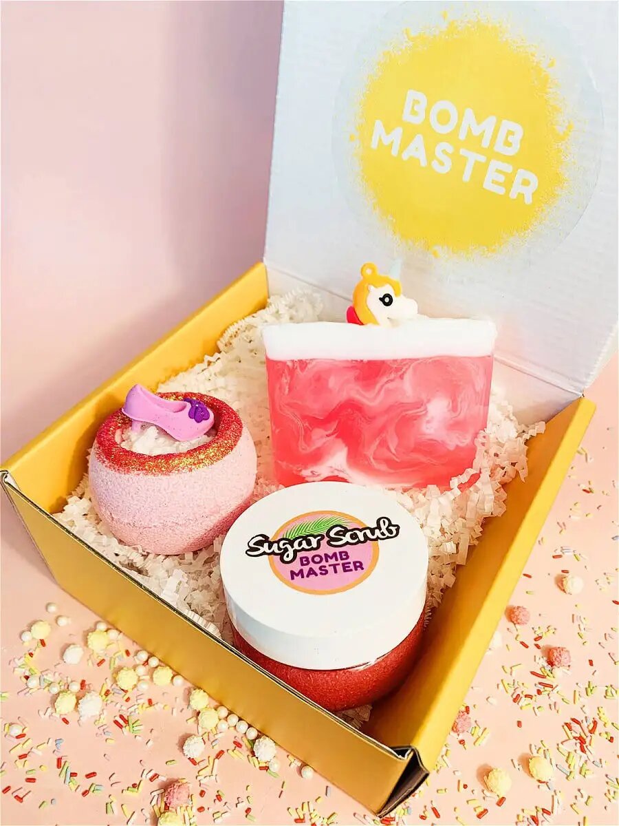 Набор с бомбочкой для ванны