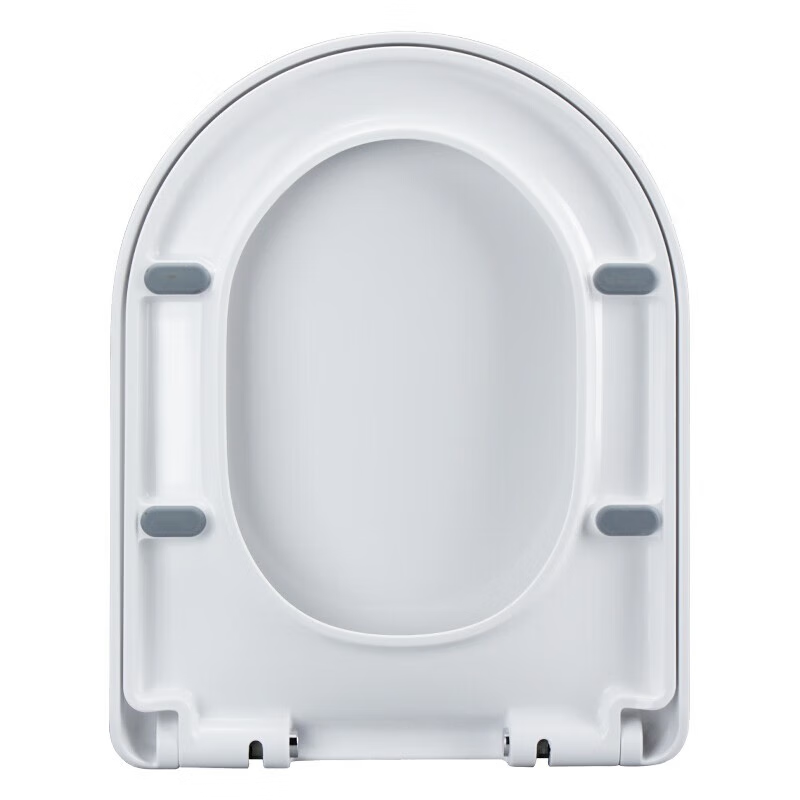 Haili Toilet Seat, Universal U-Shaped Urethane And Melamine, Thickened, Old-Style, Top-Mounted, Slow-Close, Toilet Board, Household Toilet Seat Cushion, Accessories 804
