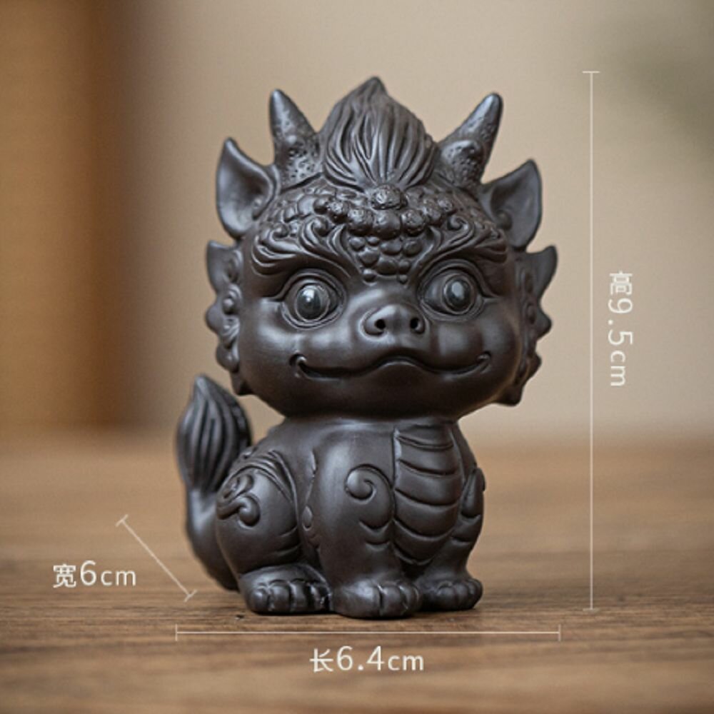 Чайная фигурка "Дракон" Фен-Шуй, керамика (7*7*10.5 см.)