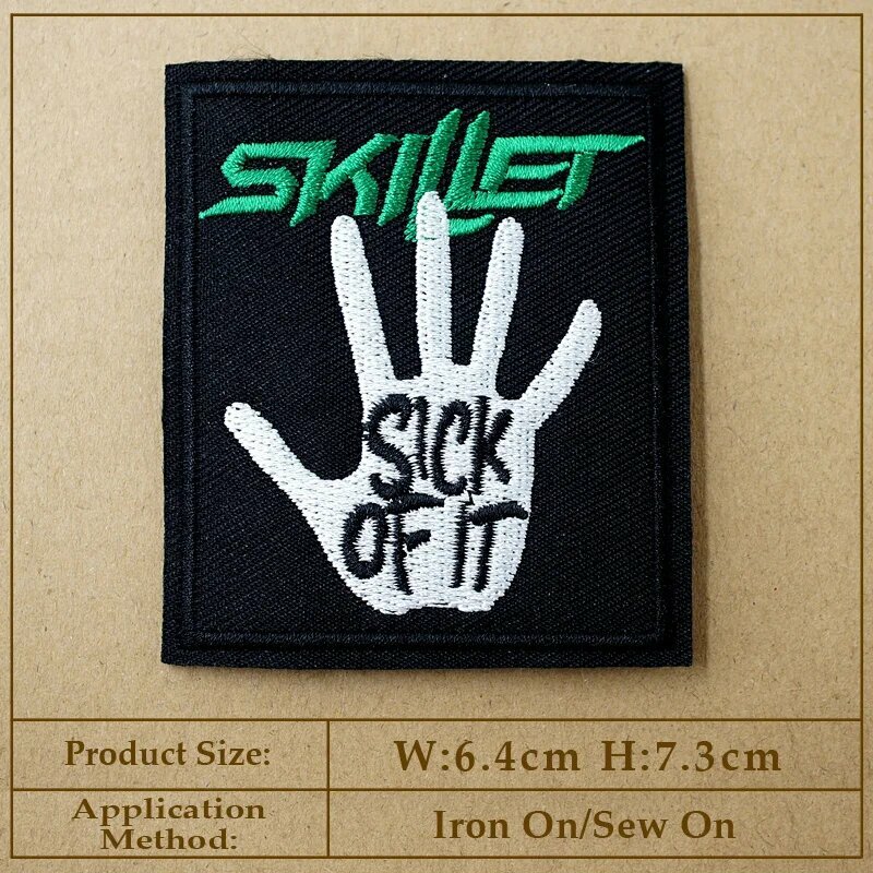 Вышитые нашивки рок-групп SinKon86