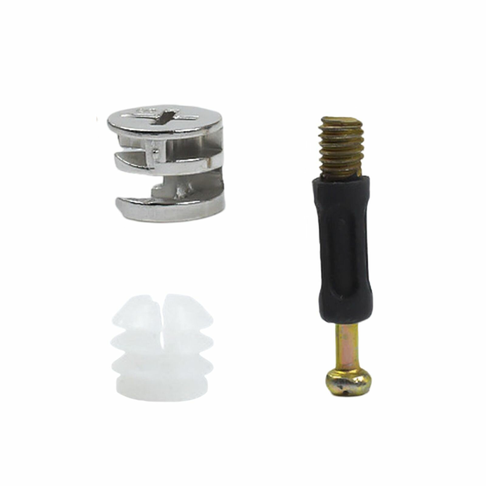 Трехкомпонентные эксцентриковые гайки для мебели