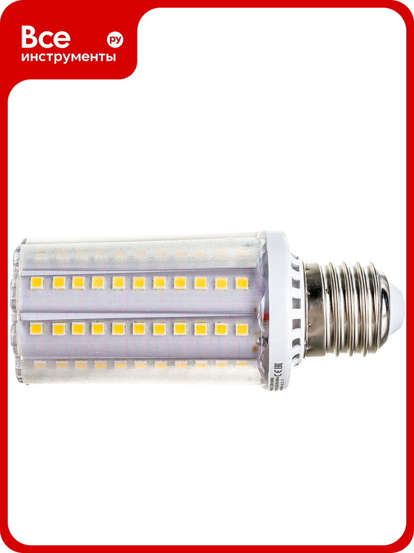 Светодиодная лампа Ecola Corn LED Premium 17,0W 220V E27 4000K кукуруза со стеклом 104x43 Z7NV17ELC