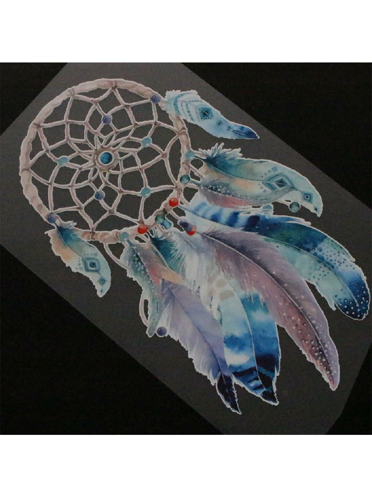 Наклейка с офсетным рисунком теплопередачи для печати своими руками-KSTH055-A (завернута в пенопластовую пленку)