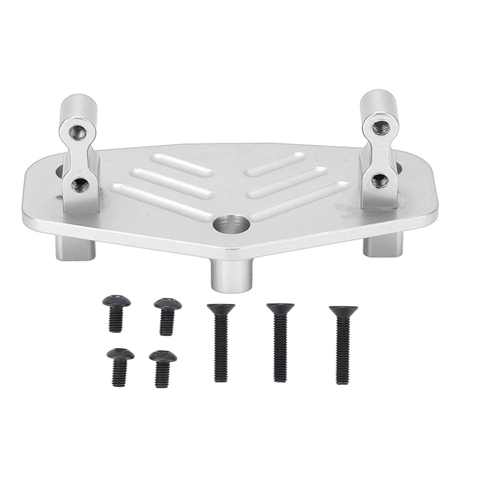 Кронштейн для крепления сервопривода рулевого управления из алюминиевого сплава для деталей модификации грузовика Losi LMT 1/8, серебристый