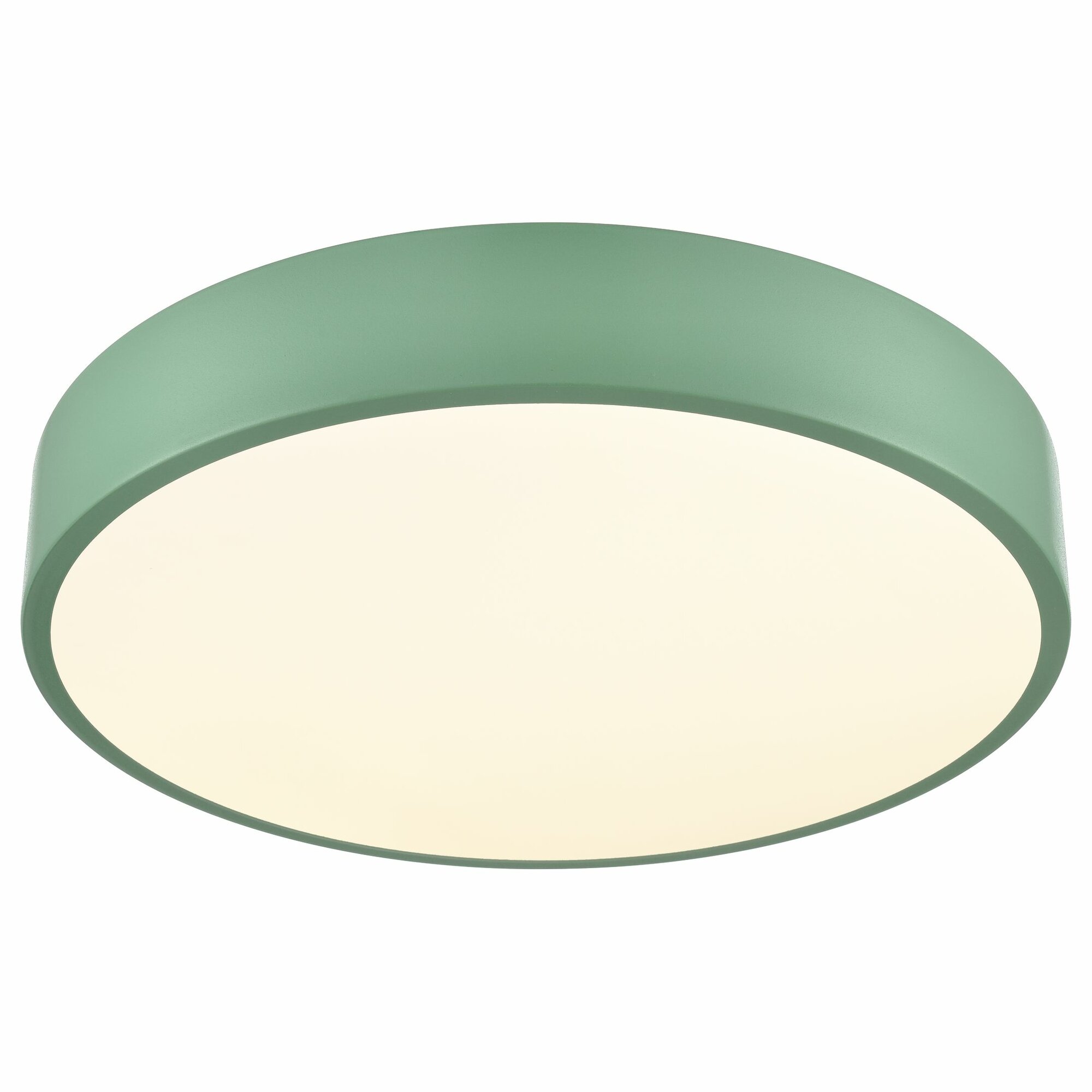 Светильник потолочный Velante Modern Style W300xL300xH50 мм LED цвет зеленый, арт. 444-407-01