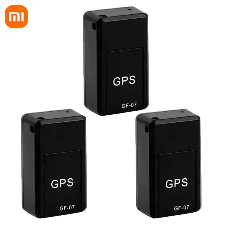 Портативный GPS-трекер, магнитный автомобильный трекер, защита от потери Airtag, противоугонное оборудование, мини-локатор GPS с точным позиционированием, Black 3 Pcs