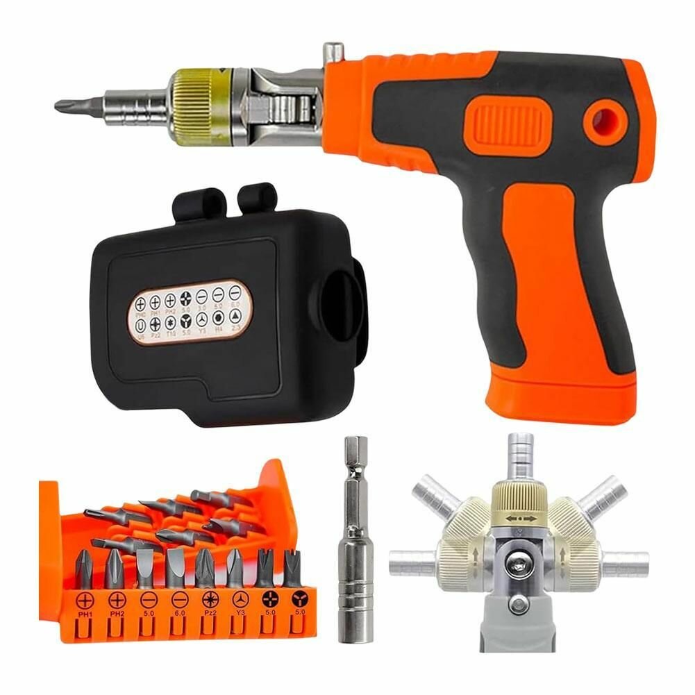 Отвертка с храповым механизмом двойного назначения