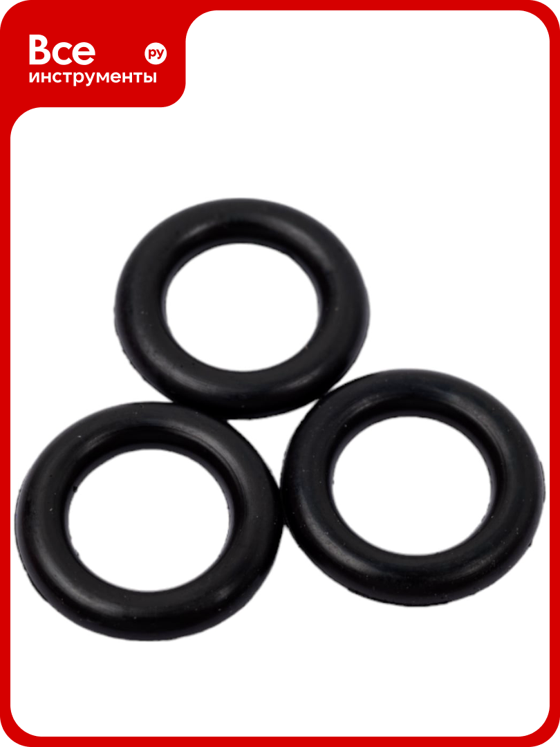 Кольцо резиновое O-ring 10 шт, 008-012-25 (007.7-2.5) NBR70 HIMPT 00-00018842, 7 наружный диаметр (мм)