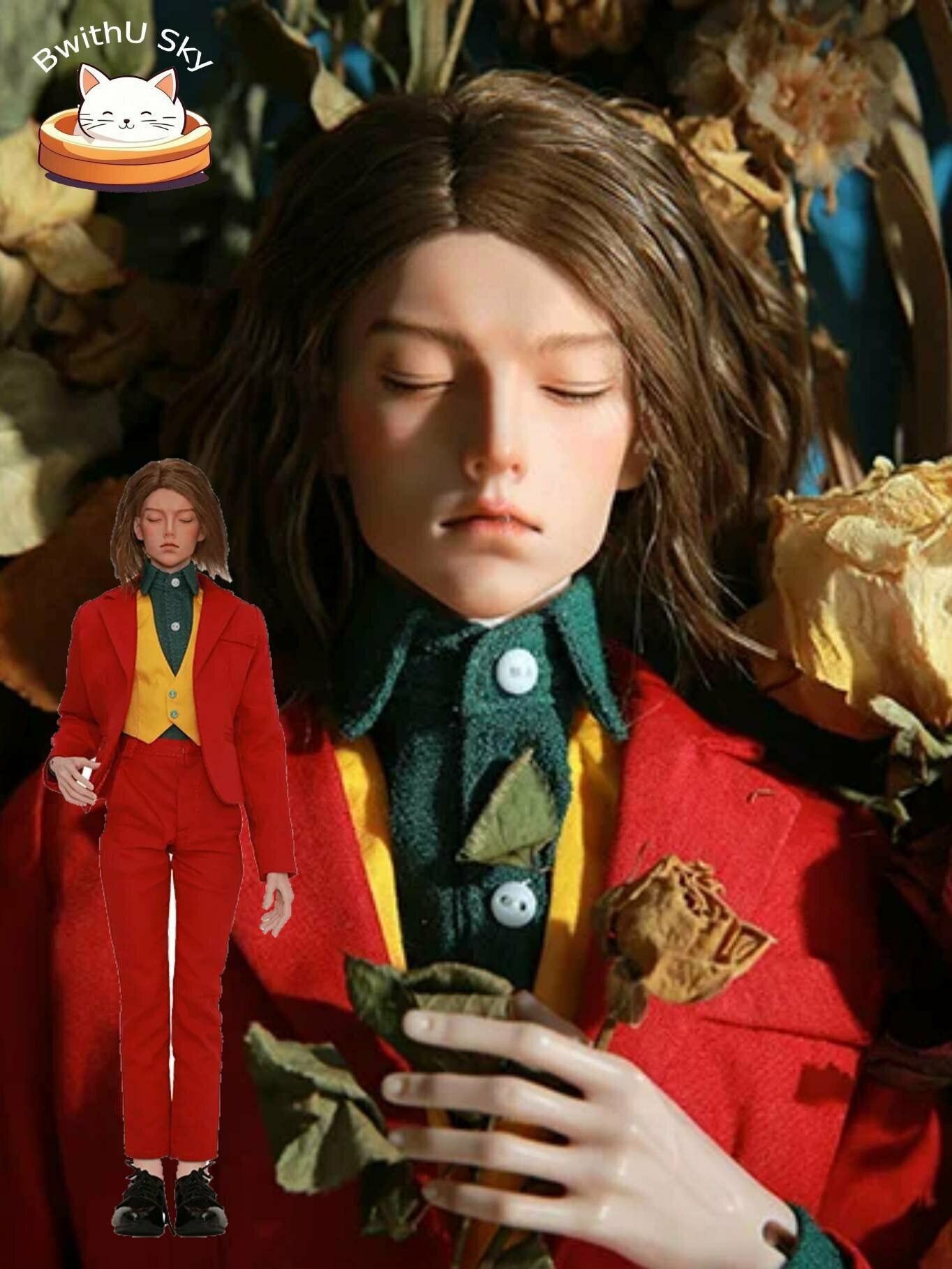 BwithU Venitu 1/4 BJD обнаженная кукла с нормальной кожей, без макияжа, без аксессуаров