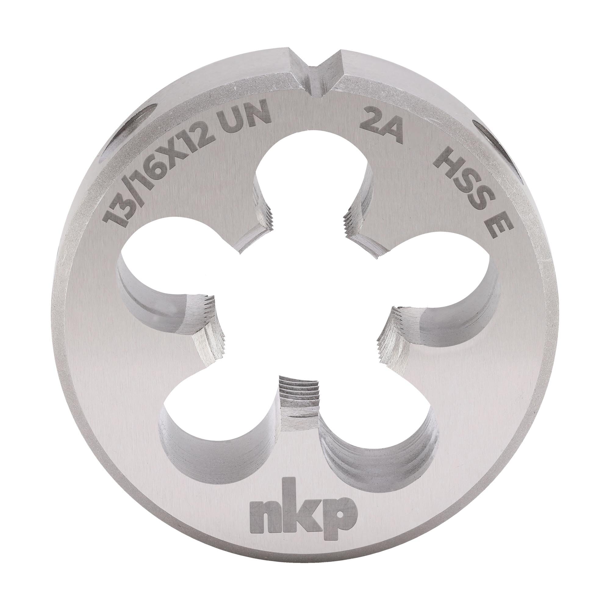 Плашка дюймовая NKP UN 13/16"-12 HSSE DIN22568 45x14мм 29901316UN12