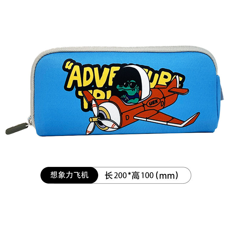 Канцелярская сумка UEK, водолазная ткань, рисунок панды