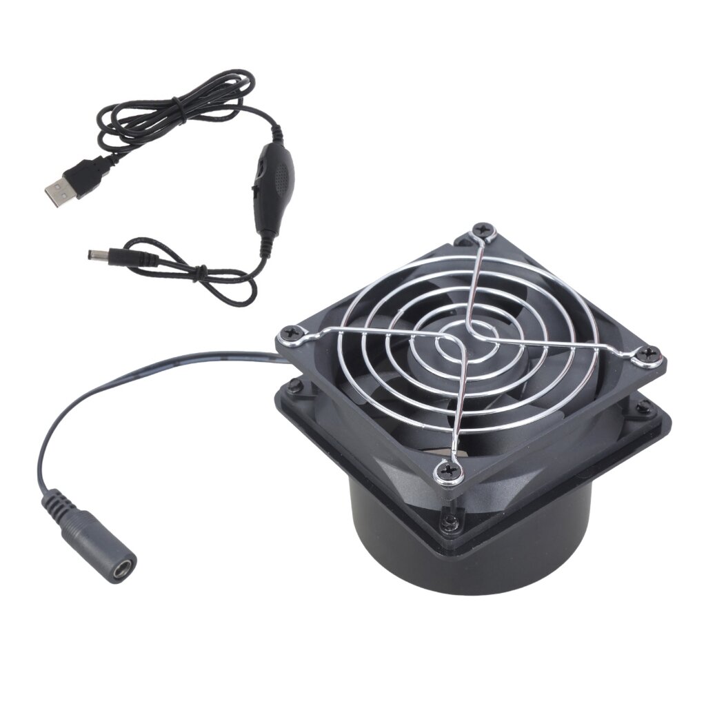Канальный вентилятор с питанием от USB и регулируемым регулятором скорости для вентиляции 3D-принтера