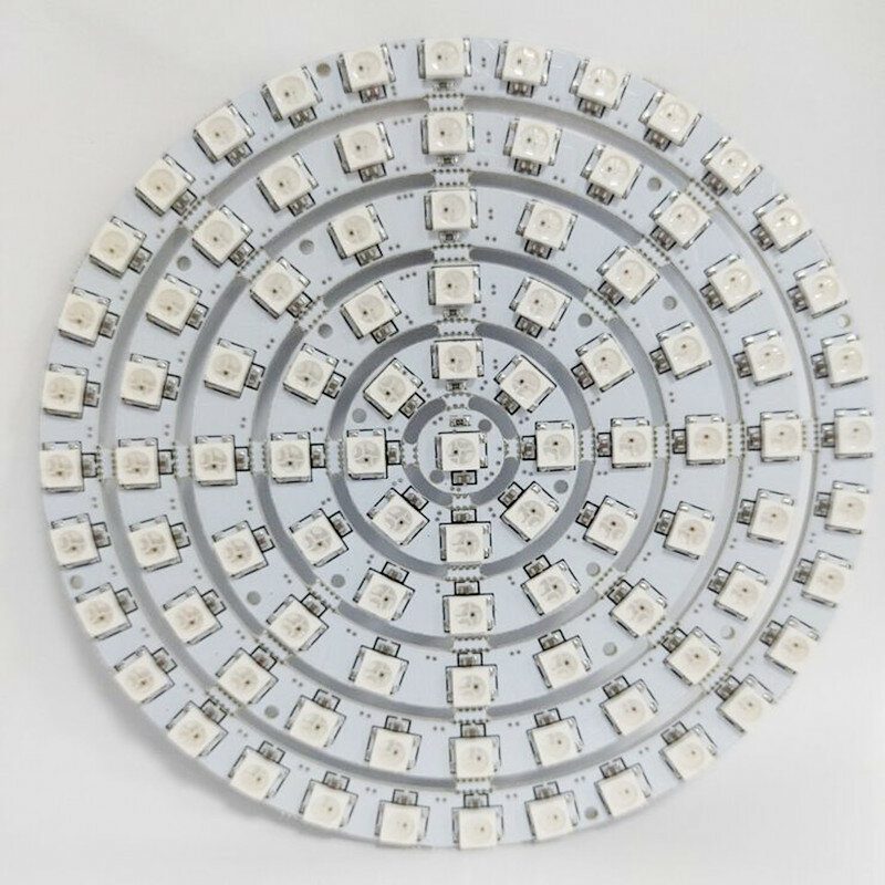 SK6812 WS2812B 93 Led Кольцо 5050 RGB лампы Led Черный PCB DC5V