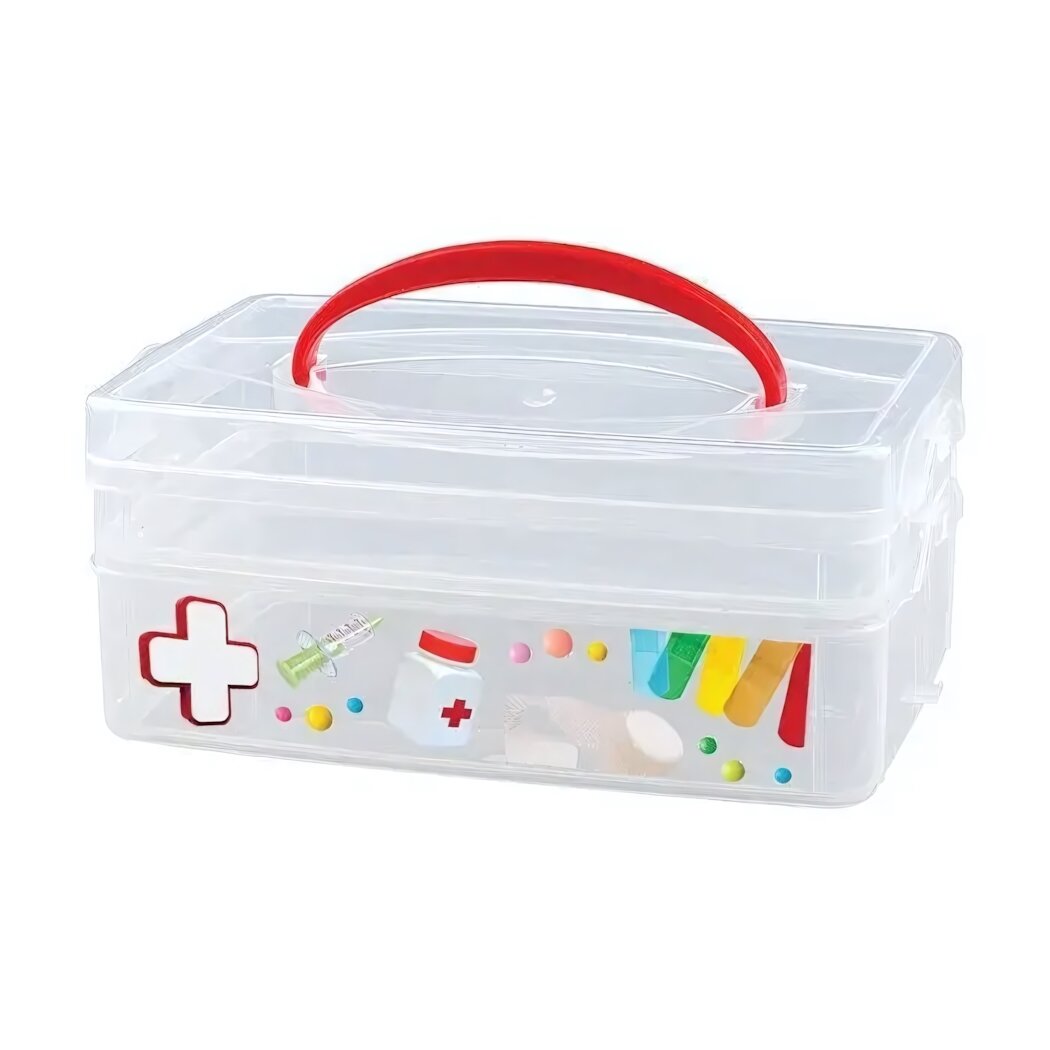 Коробка универсальная 'Multi Box' с ручкой, 2 секции, 245х160х105 мм, пластик