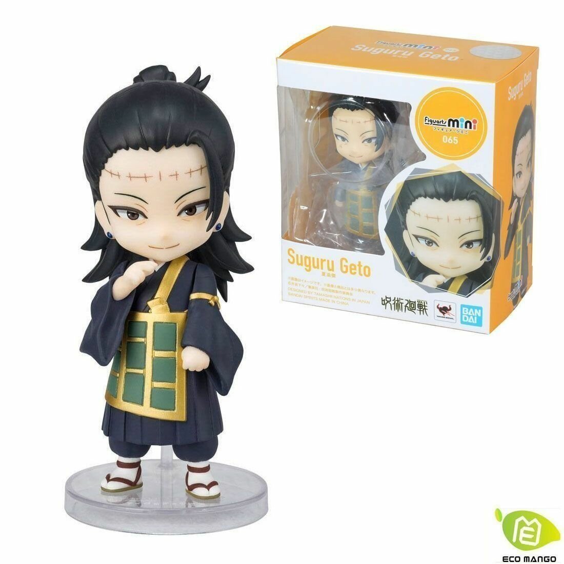 Экшн фигурка Bandai Figuarts Mini 065 Дзюдзюцу Кайсен Suguru Geto 9cm, Jujutsu Kaisen