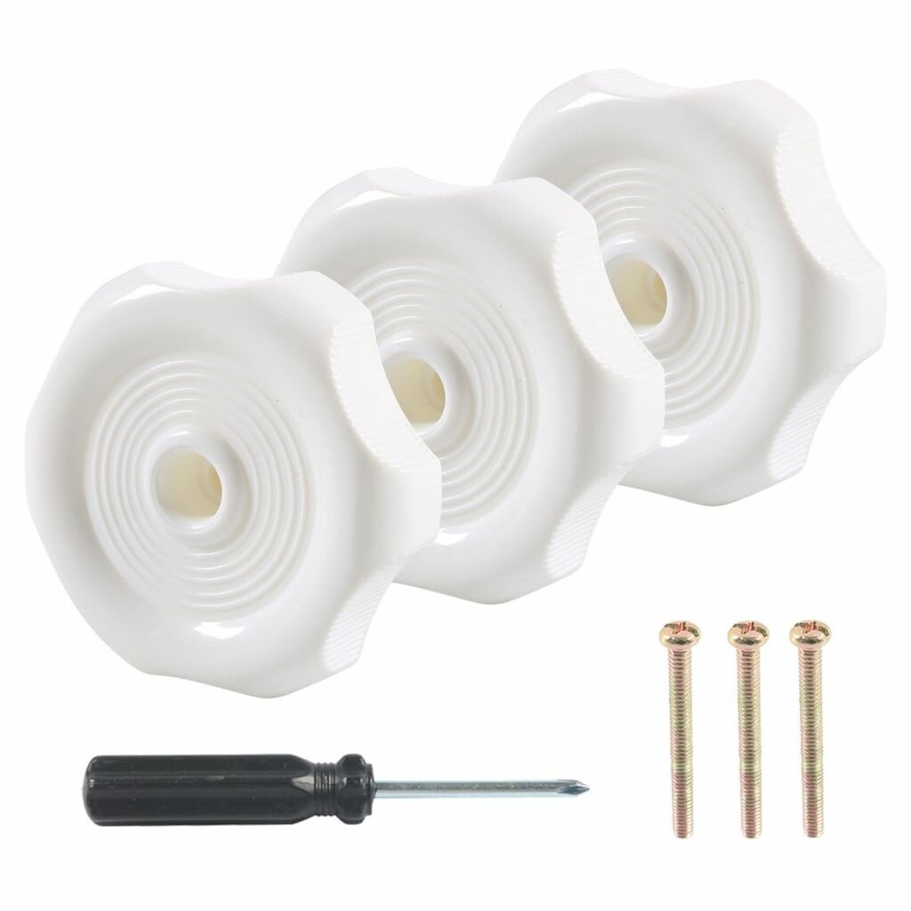 1 комплект из 7шт аксессуаров для фургона, оконная и вентиляционная ручка, кнопка-штифт дюйм-белый