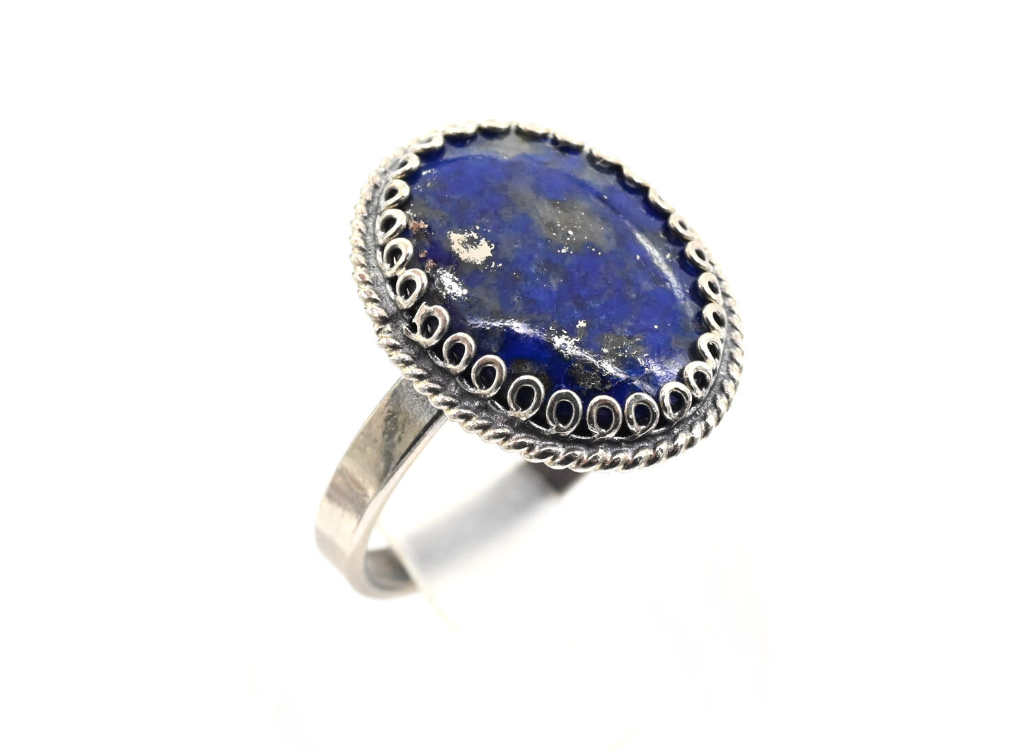 Кольцо, лазурит
