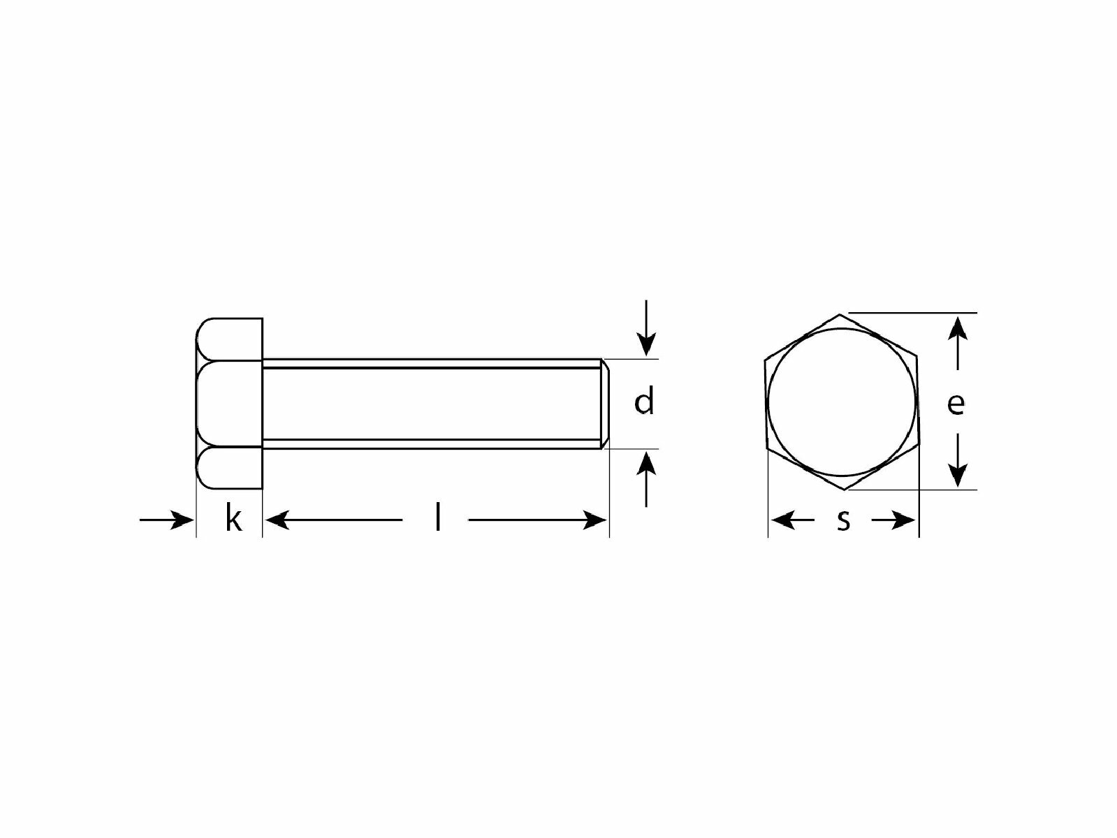 Болт ЗУБР ГОСТ 7798-70 кл. пр. 5.8 M20 x 160 мм 5 кг. (13 шт.) (303080-20-160)