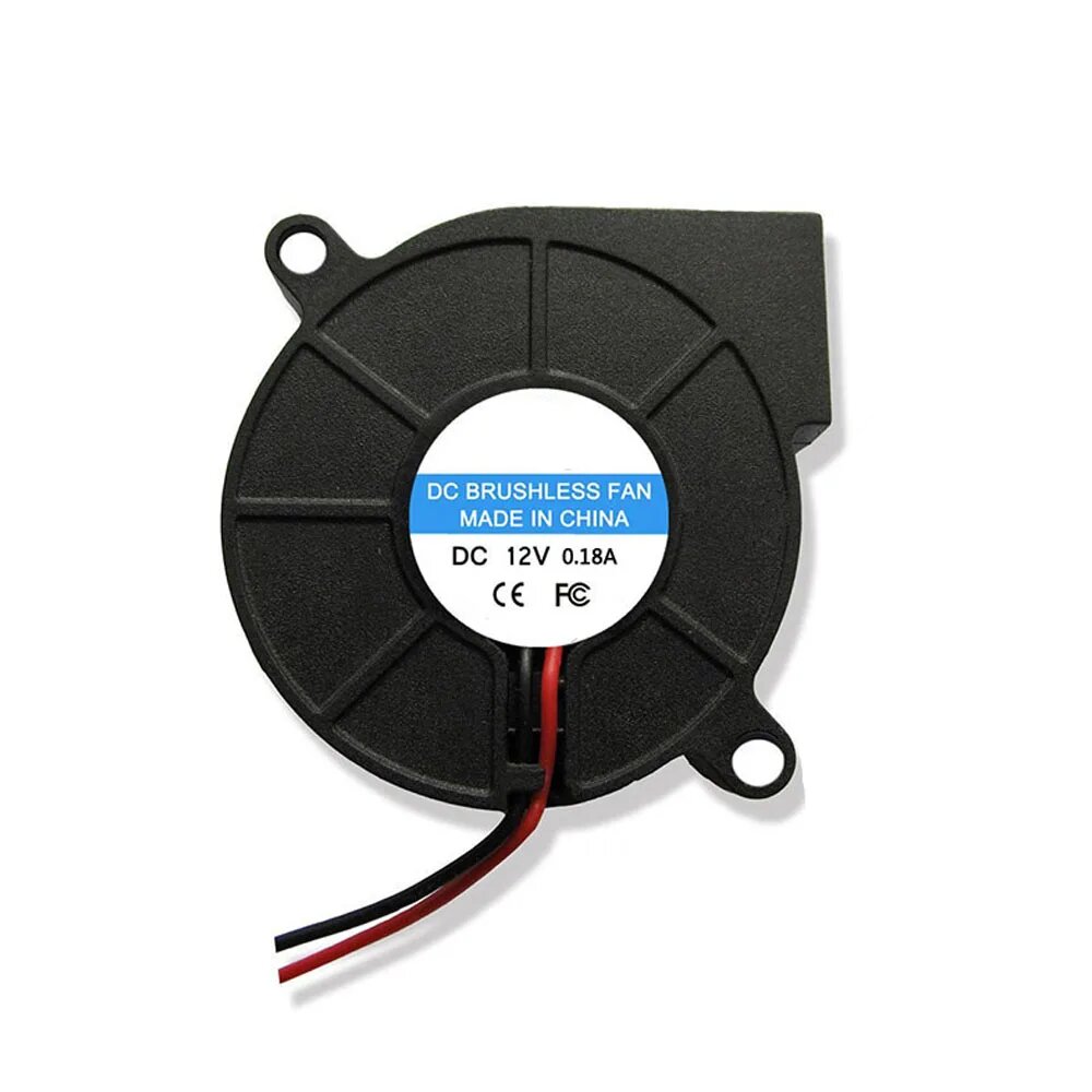 Радиальный вентилятор охлаждения 5015 12В/24В для 3D-принтера 12V