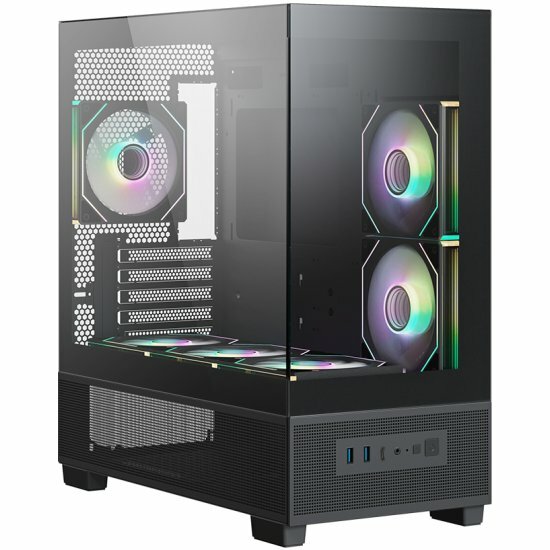 Корпус Xastra Q500M 6ARGB-C10-UC, черный