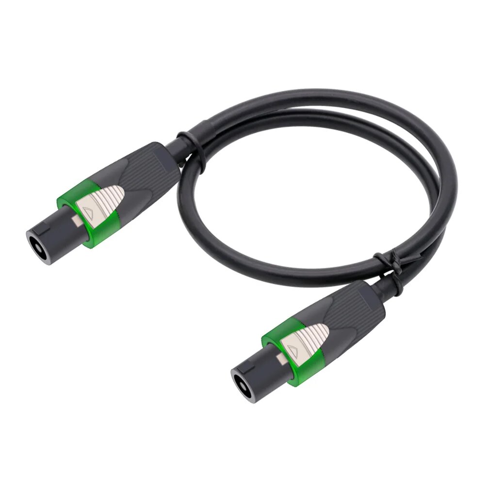 Профессиональные аудиокабели Speakon Male-Male GuerGuo 1-10 м