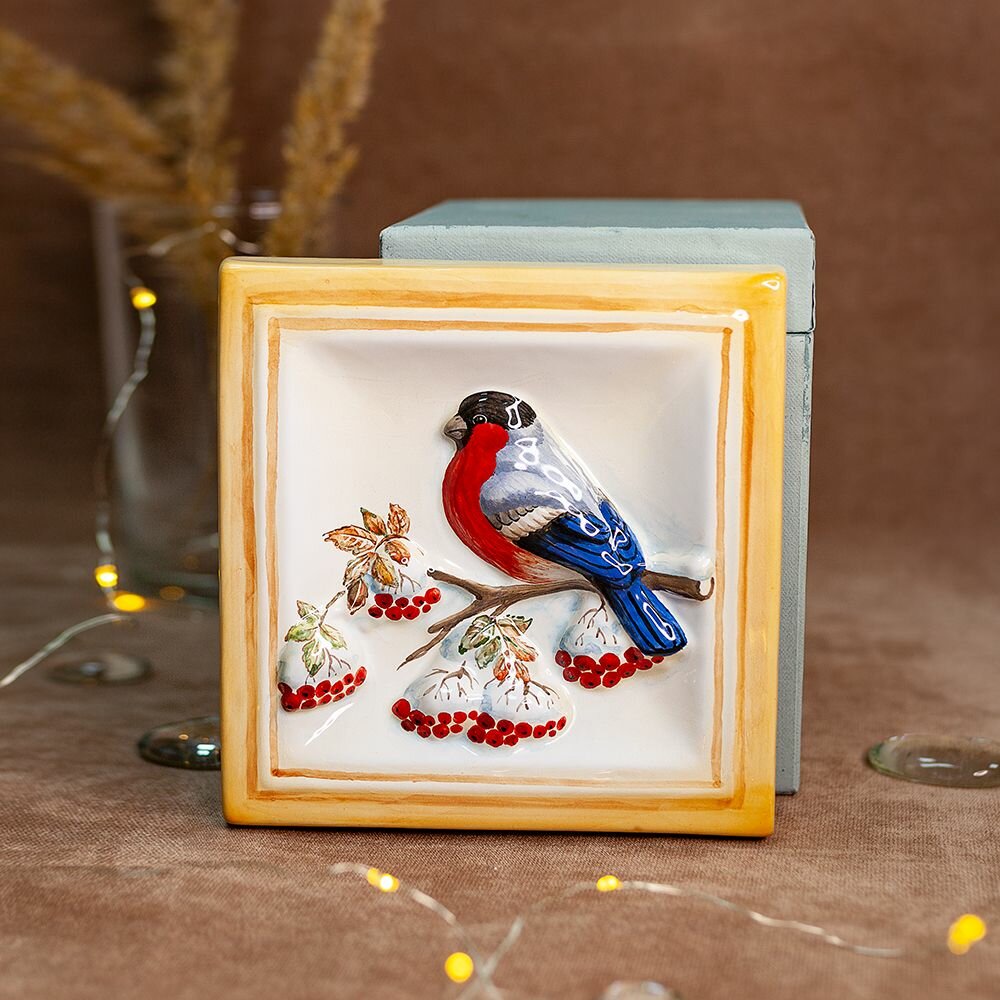 Снегирь декоративная плитка