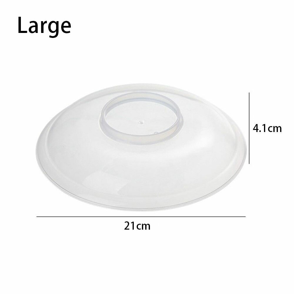 Крышка для микроволновой печи от брызг и жира, защита от загрязнений, удобное использование, универсальные размеры 17.5, 19, 21 см