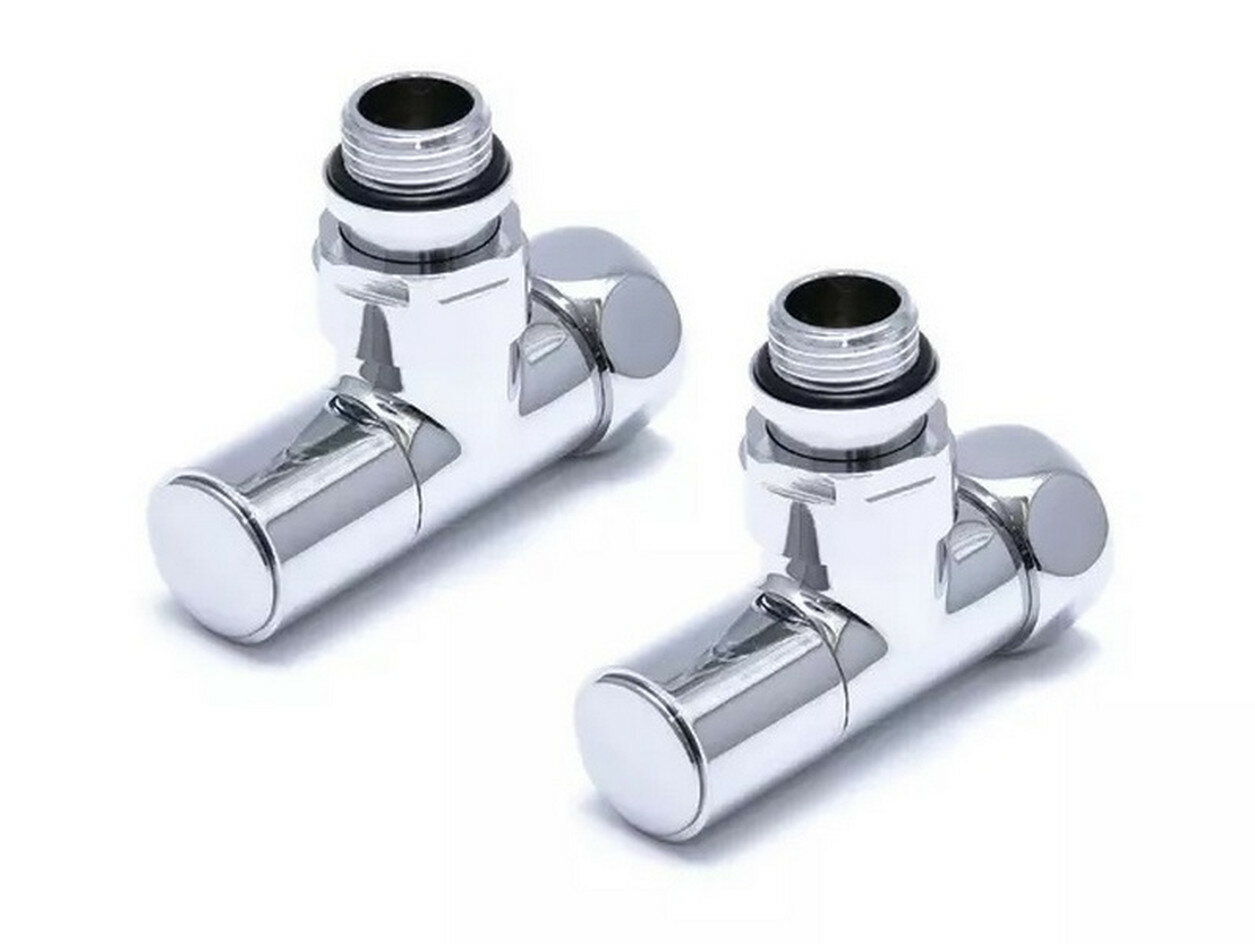 Комплект вентилей Luxon 3133600, латунь, для полотенцесушителя, 3/4" - 1/2", 2 шт