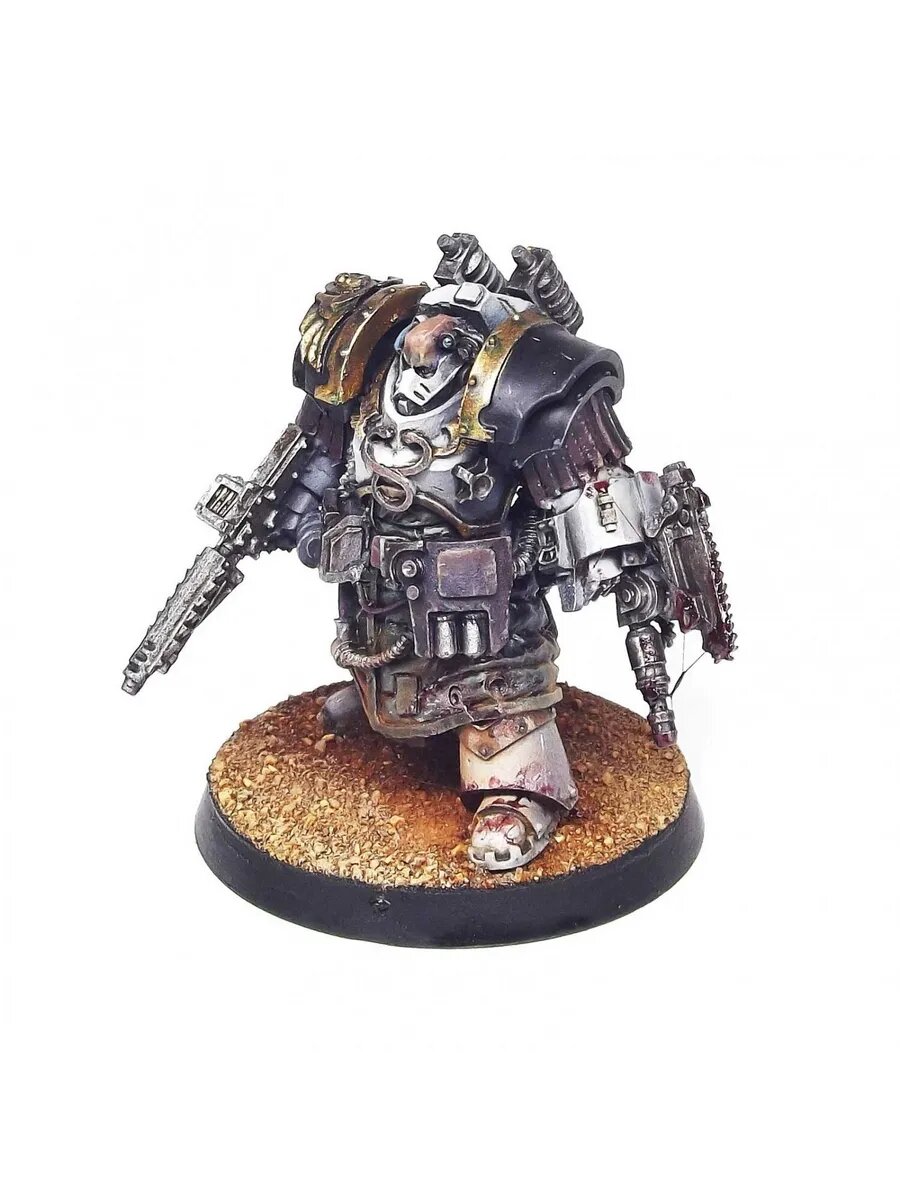 Миниатюра Warhammer 40000 - Медик в броне, Космодесант