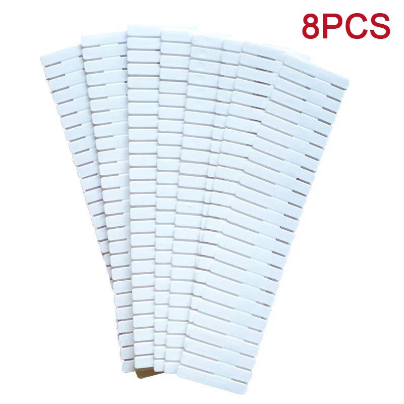 4/8 шт. регулируемая перегородка для ящиков, бытовая перегородка для хранения, компактный разделитель для гардероба, шкафа для нижнего белья, носков, мелочей