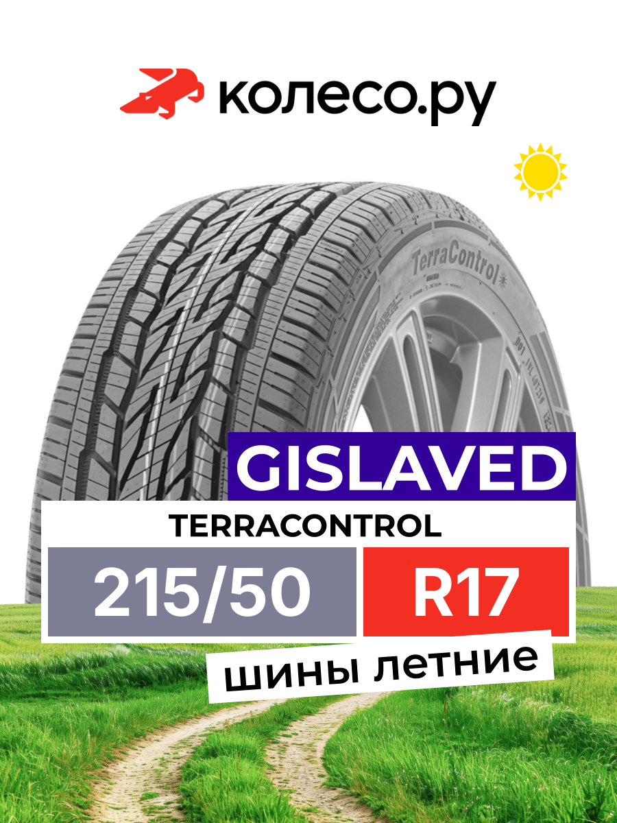 Шины летние Гиславед TerraControl 215/50 R17 91H нешипованная летняя резина