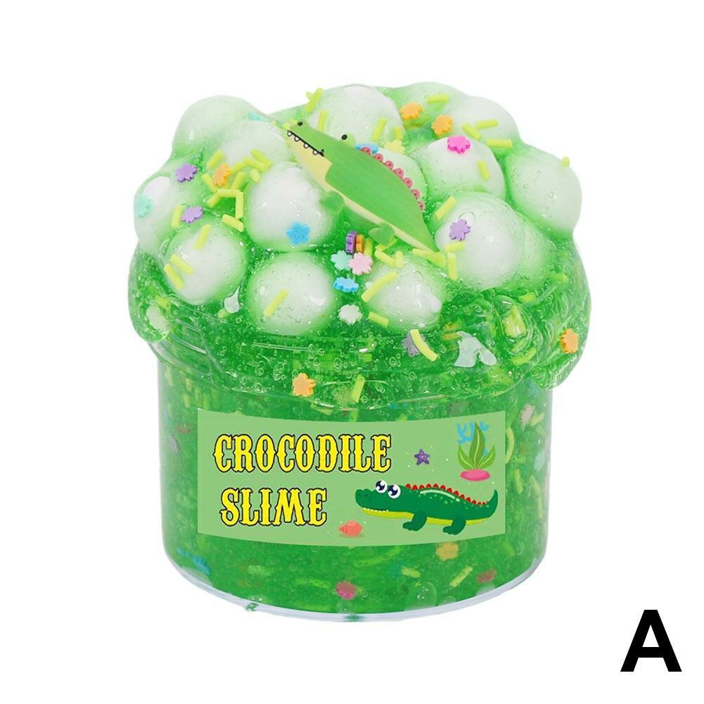 Слайм прозрачный кристалл грязь антистресс игрушка