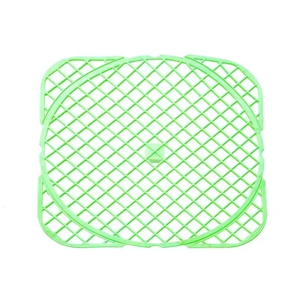 Решетка для мойки универсальная пластиковая, зеленая, модель С216, защита посуды