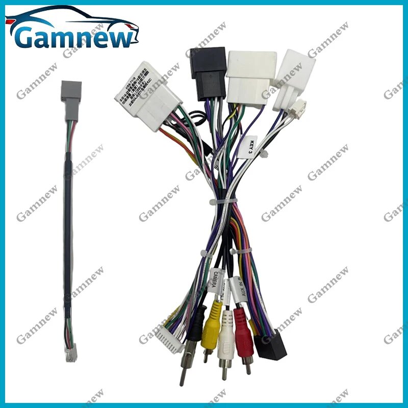 Автомобильный радиокабель, разъем жгута проводов, адаптер CANBus для Toyota Camry C-HR Corolla Yaris Sienna Prado с аудиоусилителем JBL