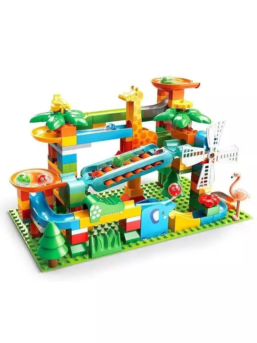 Конструктор Горка с шариками 171 дет 1675