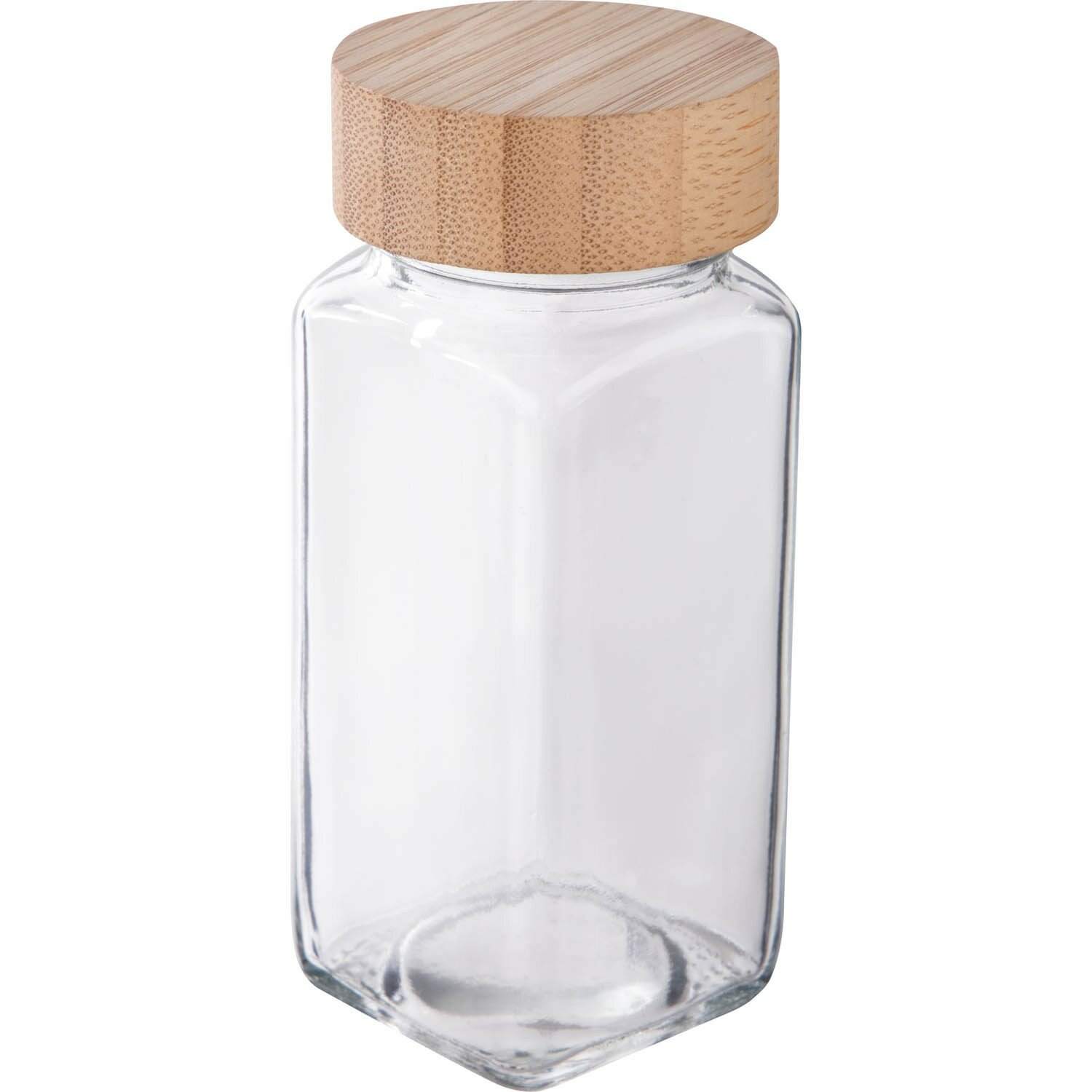 Mallony Bambu Емкость для специй стекло/бамбук 4.5х11 см с крышкой для повседневной кухни