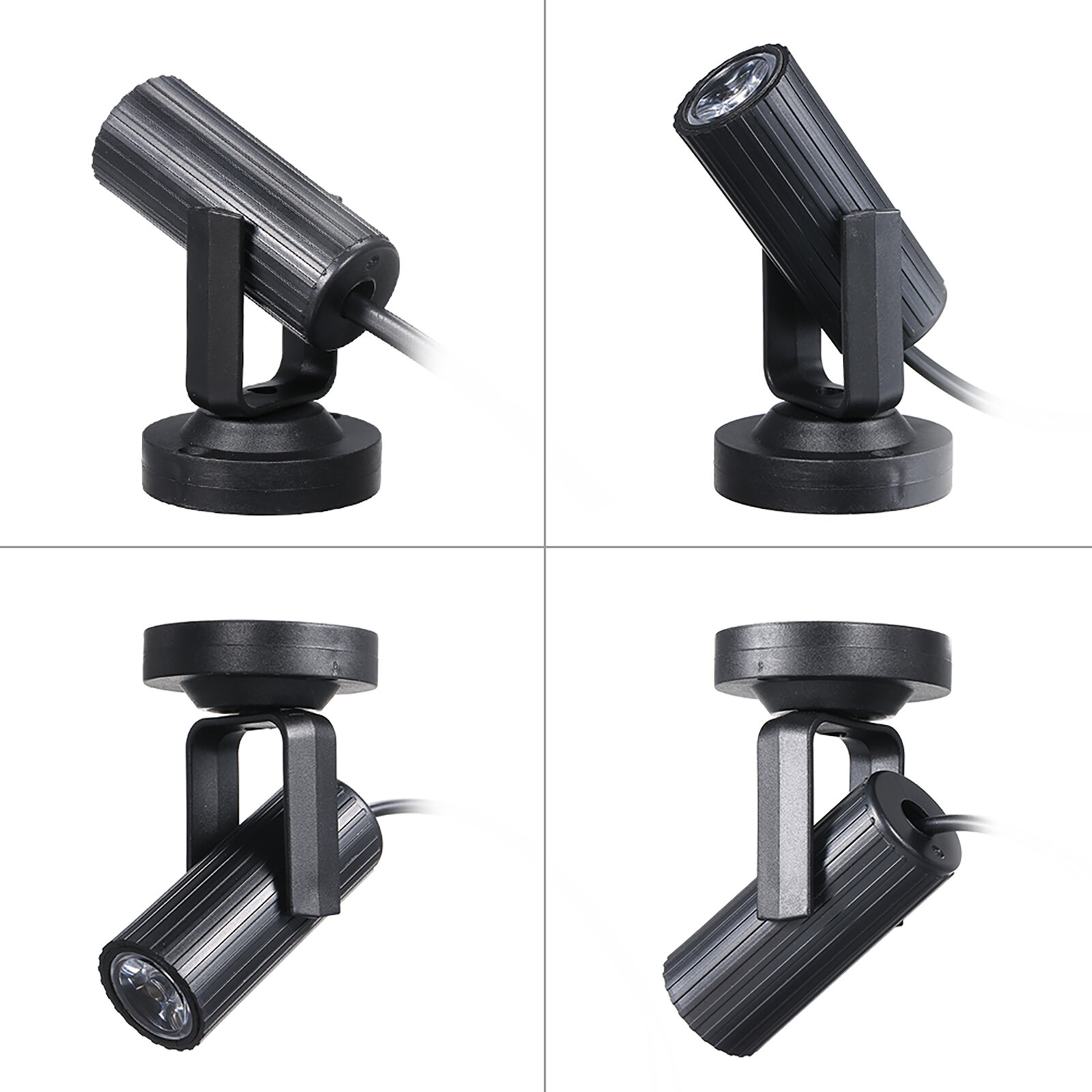 AC85-265V 1W светодиодный мини-точечный светильник для сцены, портативный светильник для украшения домашней вечеринки, деко, диджейского шоу-бара, паба, клуба, концерта