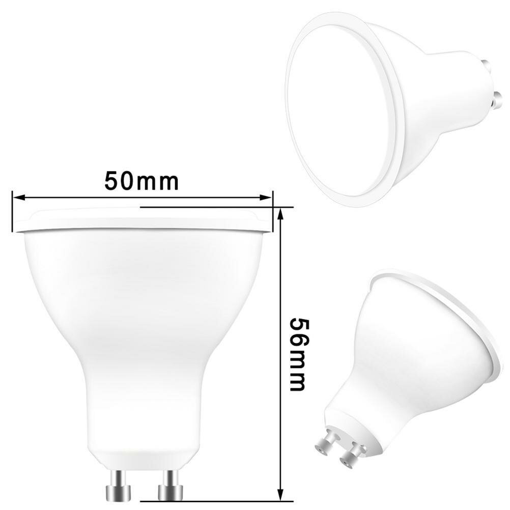 RGBW GU10 Светодиодный точечный светильник с изменением цвета 2 режима освещения Светодиодная лампа RGB 3 Вт с функцией таймера памяти дистанционного управления для вечеринки в баре