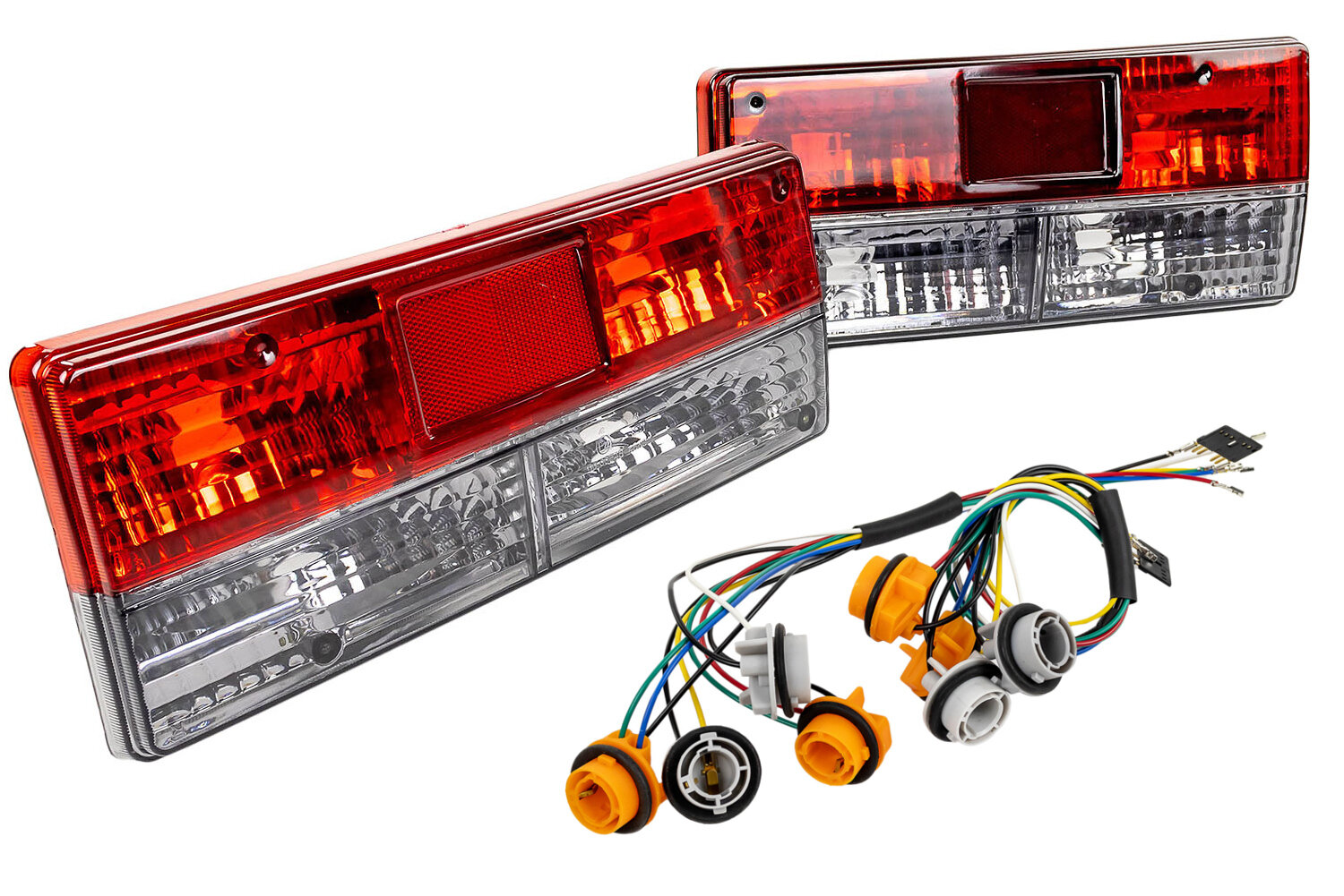 Задние фонари тонированные с красной полосой для ВАЗ 2105, 2107