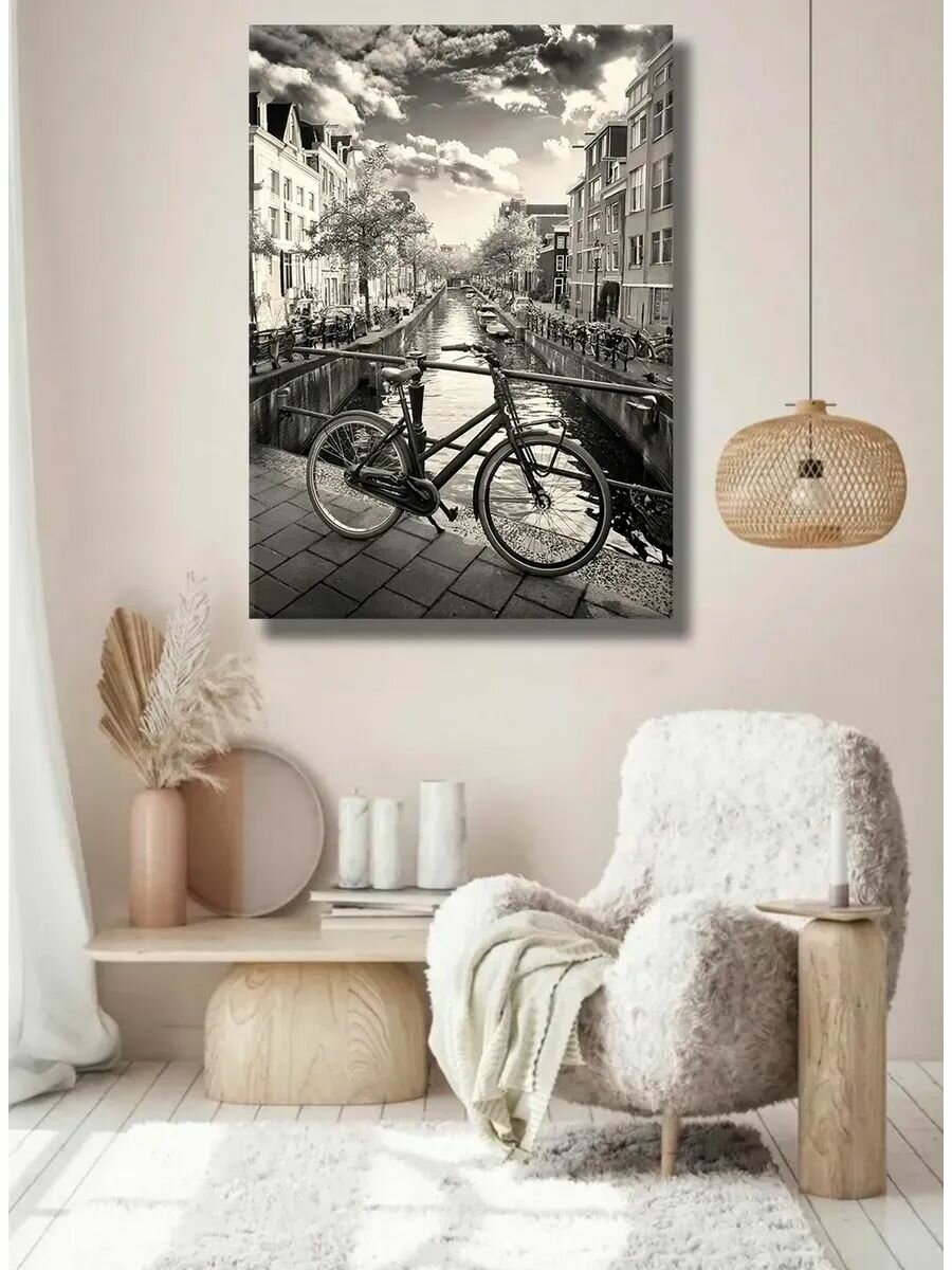 Картина "Мост над каналом", модульная 30х40см 1шт.