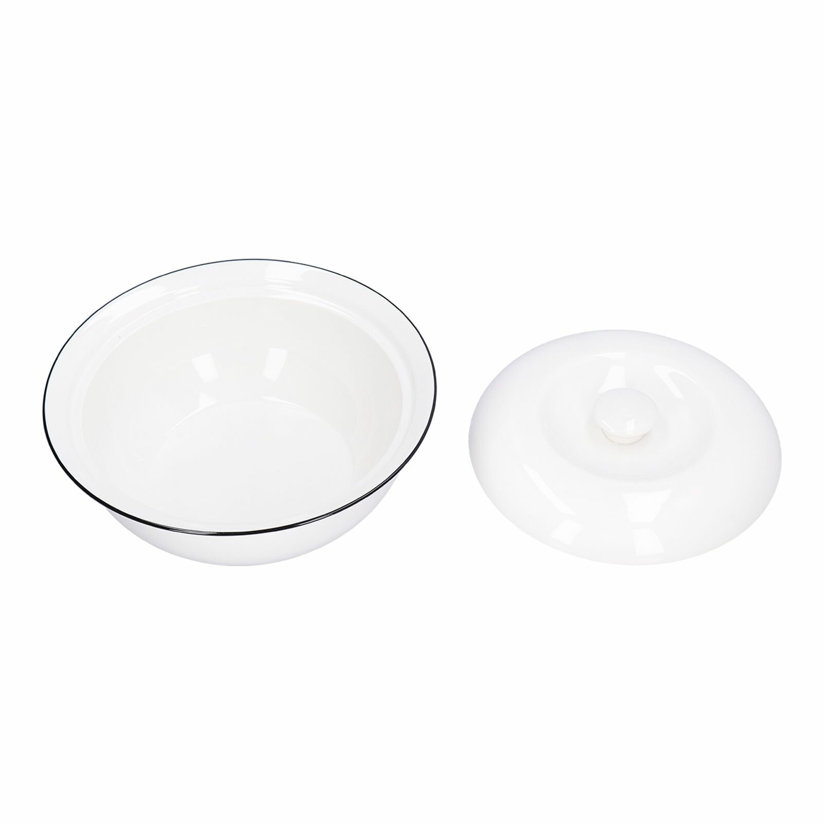 Керамическая супница с крышкой 9"