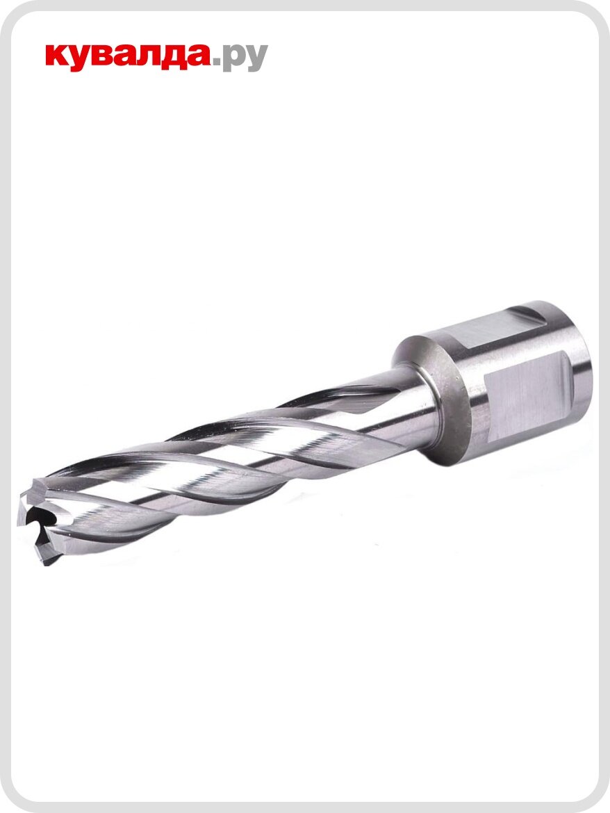 Сверло по металлу Профоснастка D12 L=55/88 мм №01 WELDON19 HSS M2 корончатое