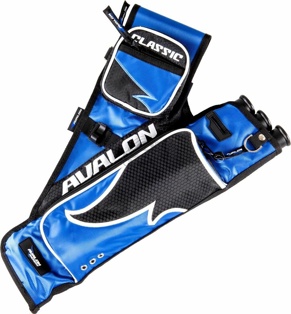 Колчан AVALON Classic, для стрел, быстросъемный ремень, синий
