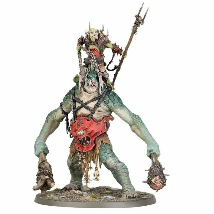 Смола вархаммер 40000 миниатюра Warhammer AOS Breakaboss On Mirebrute Troggoth миниатюры днд Фигурка для настольной игры