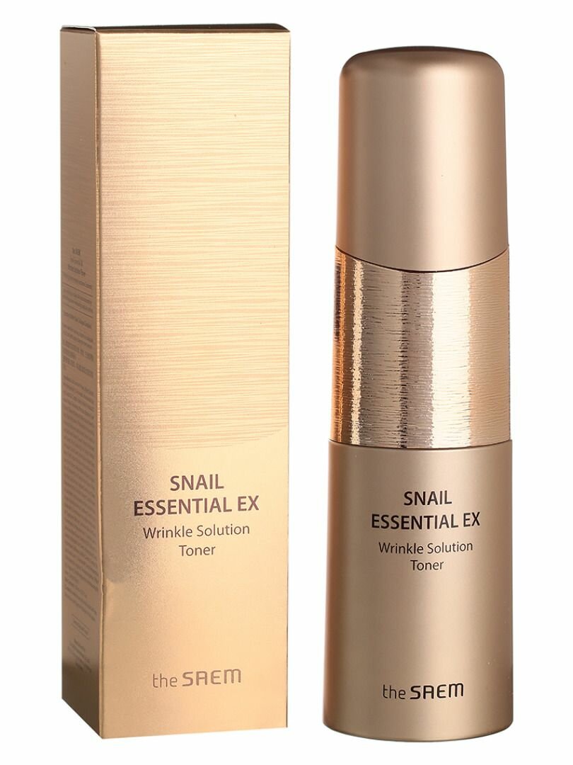 The Saem Snail Essential EX Wrinkle Solution Toner тонер антивозрастной (150мл.)