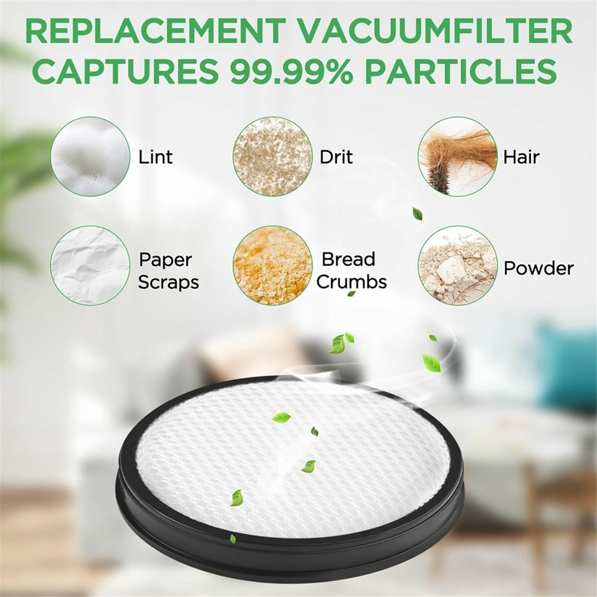 Шт. Сменный фильтр для пылесоса 6 шт, для беспроводного пылесоса V70